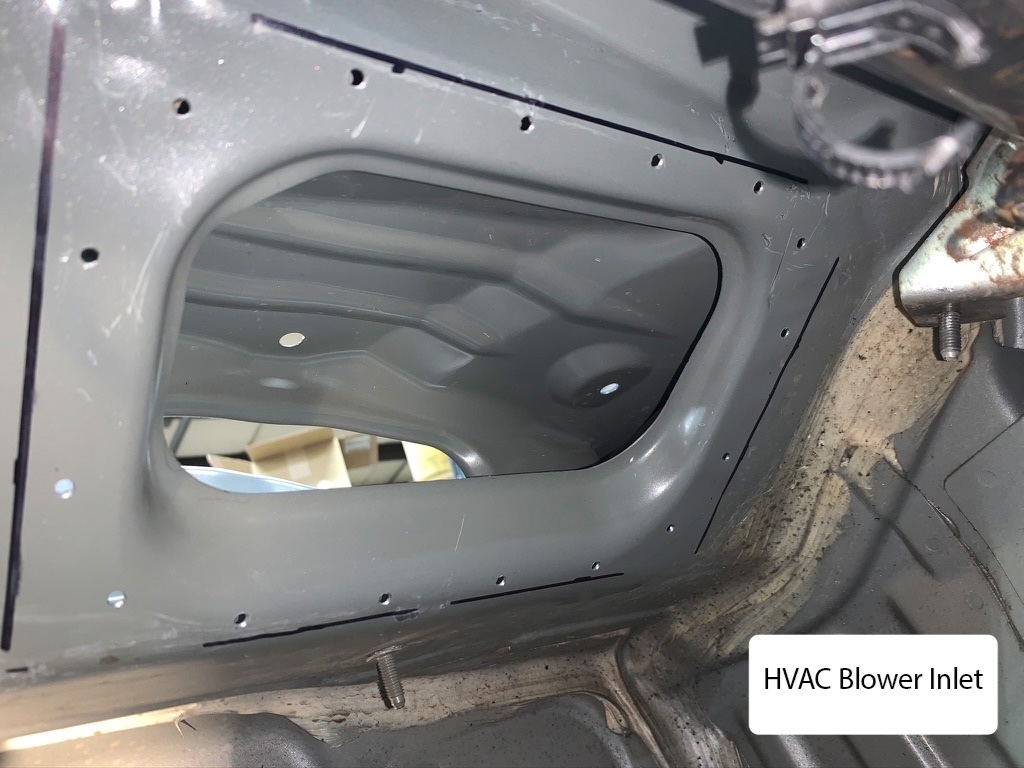 Miatacage.com. Blower Motor Block Off Plate