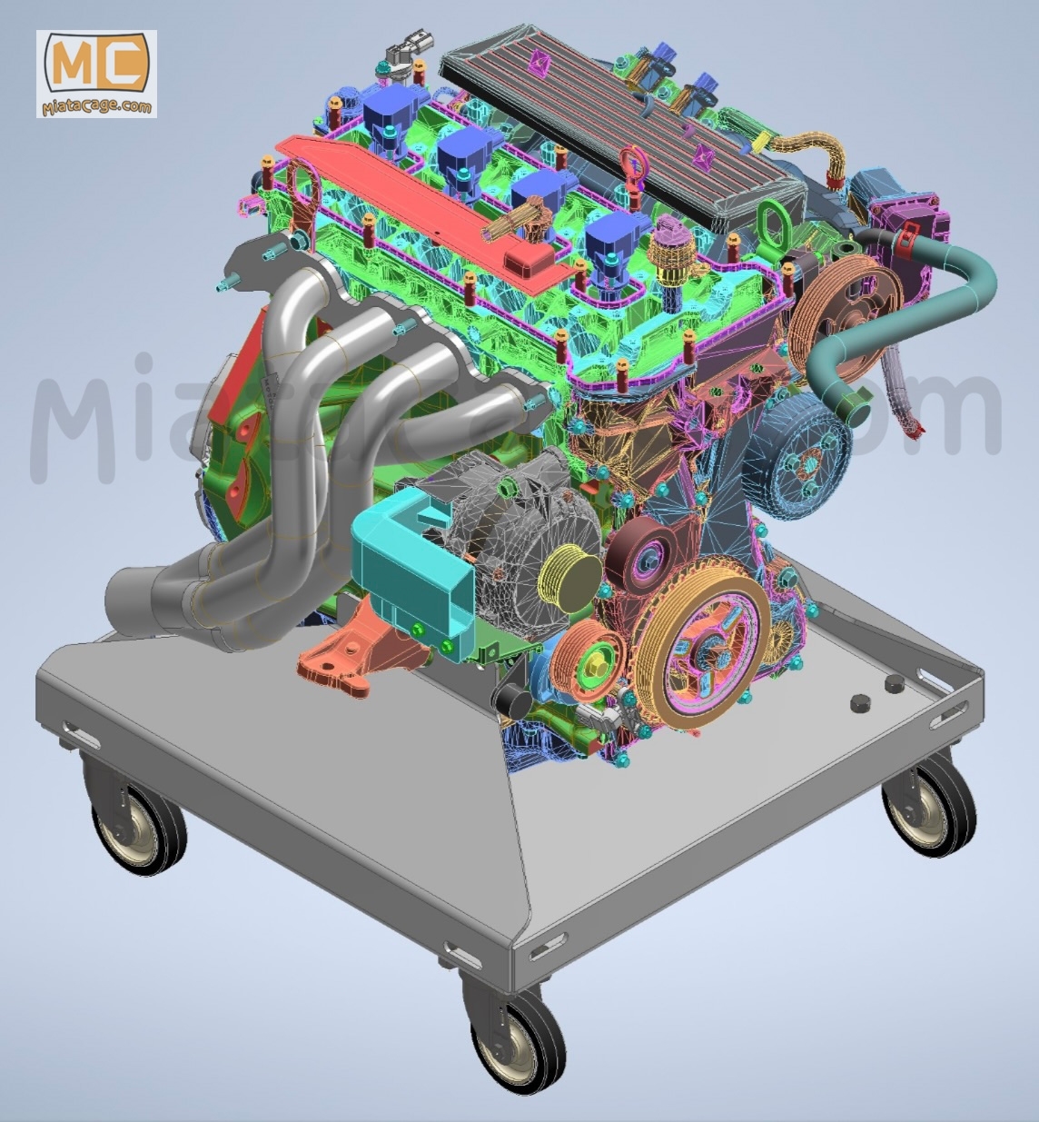 Miatacage.com. Engine Stand - NC